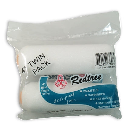 Redtree Mini 4 Inch Foam Roller Refill Twin Pack – SMSDistributors.com