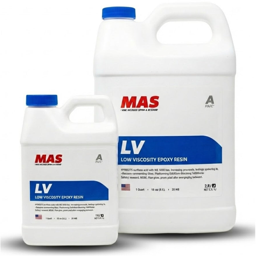 MAS Epoxies Low Viscosity Epoxy Resin, 2:1 Non-Blushing Formula ...