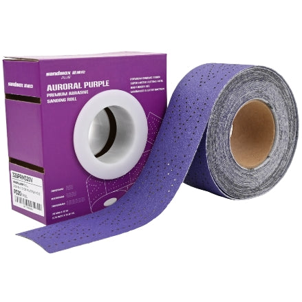 Sandwox 328+ Series Purple Ceramic Film 2.75" Multi-hole Sanding Rolls ...