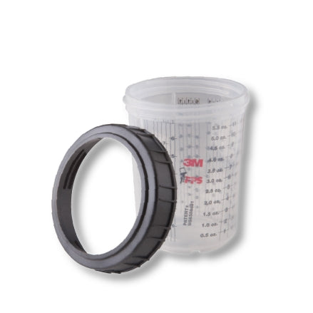 3M PPS Mini Cup and Collar 2-Pack Kit, 6 ounce (177 mL), 16115 ...
