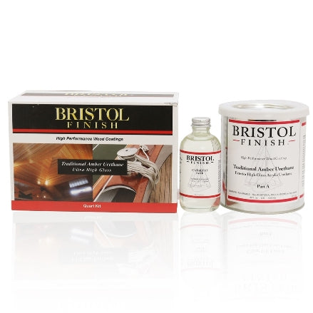 Bristol Finish Traditional Amber Urethane Wood Finish, 1 Qt Kit, BF-QA ...