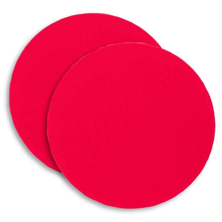 Buff & Shine 5.5" Euro Foam Red Flat Face Pad, Ultra Finishing, 521G ...