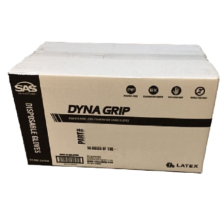 SAS Safety DYNA GRIP 7 mil Latex Powder-Free Gloves – SMSDistributors.com