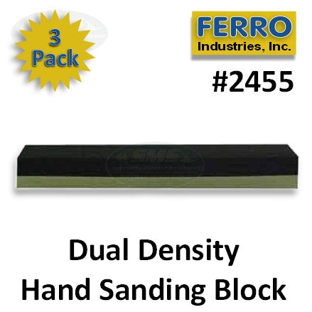 Ferro Dual Density Hand Sanding Block, 3-Pack, 2455 – SMSDistributors.com