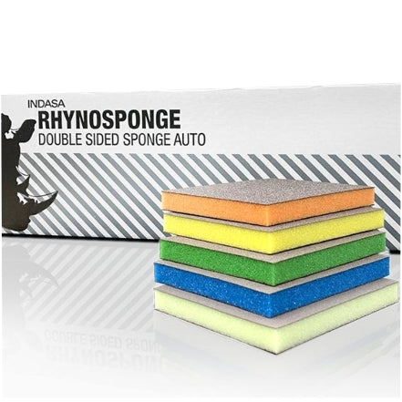 Indasa Rhyno Sponge Double Sided Hand Sanding Pads, Case of 100 ...