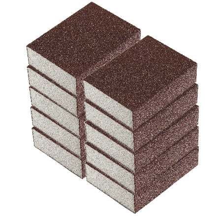 Indasa Four Sided Hand Sanding Foam Sponge Blocks, 3200B Series ...