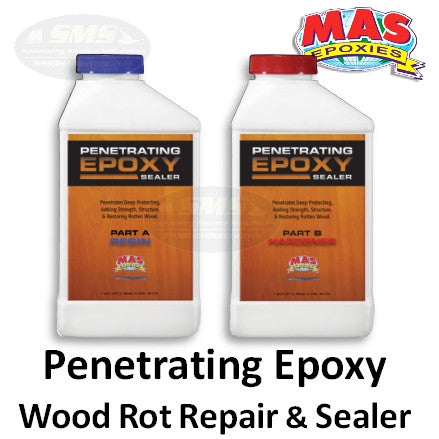 MAS Penetrating Epoxy Sealer Wood Rot Repair Kit – SMSDistributors.com
