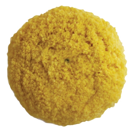 Presta 9" Wool, Yellow Medium Cutting Double Sided Screw-On Buff Pad ...