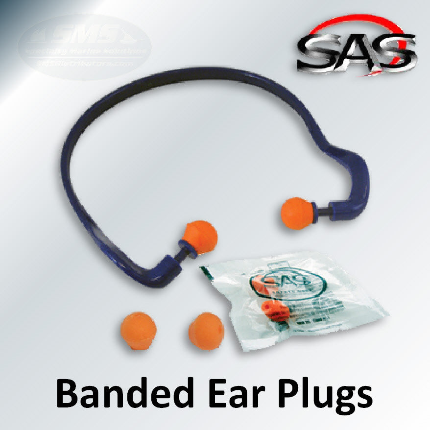 SAS Safety Banded Ear Plugs - Lightweight, Comfortable and Reusable ...