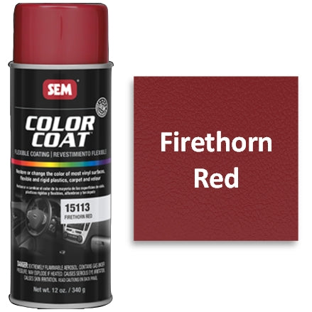 SEM 15113 Color Coat Firethorn Red, 16 oz Aerosol – SMSDistributors.com