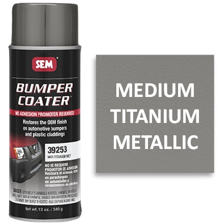 SEM 39253 Bumper Coater™ Medium Titanium Metallic, 16oz Aerosol ...