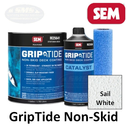 SEM M25610 GripTide Non-Skid Deck Coating Kit, Sail White ...