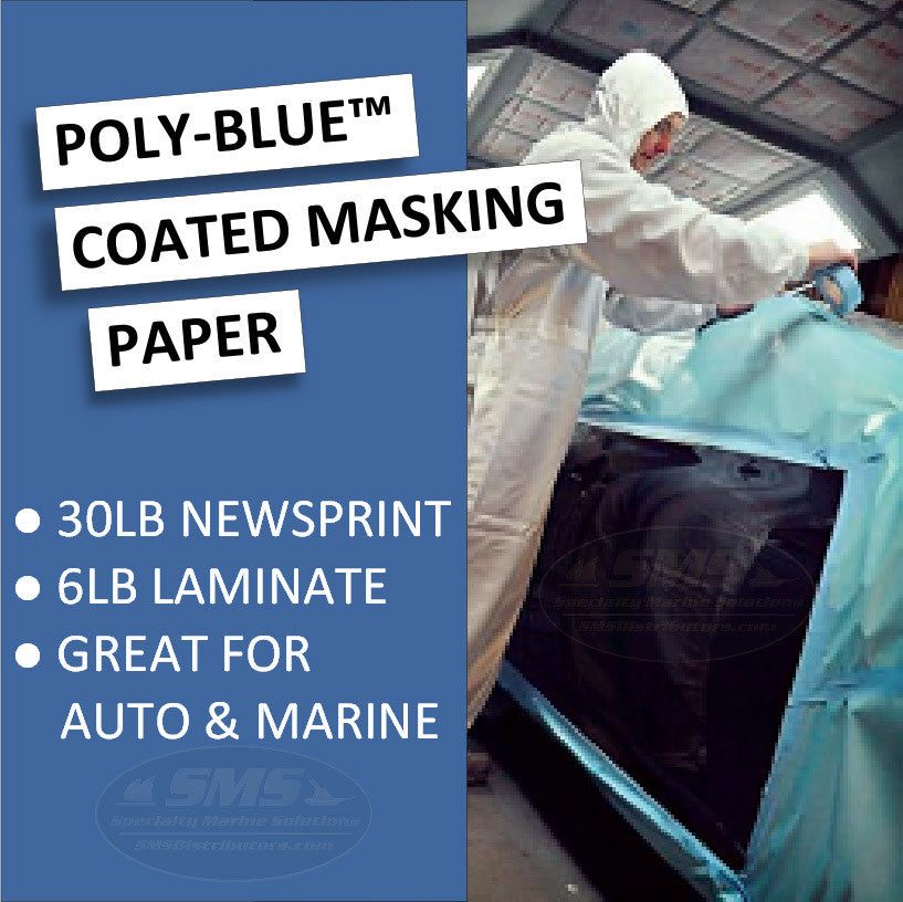 Blue Coated Masking Paper – SMSDistributors.com
