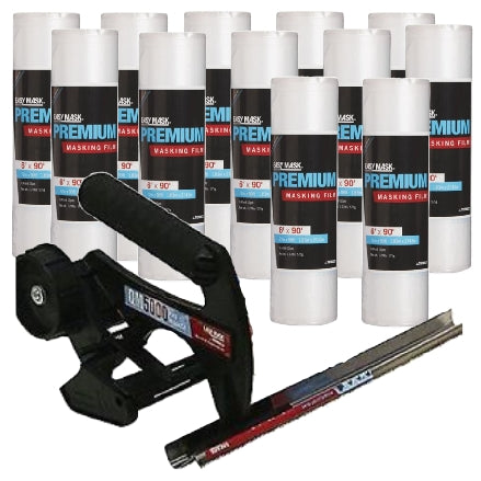 Easy Mask QM5000 PRO Hand Masker, Trimaco, Fastest Way To Tape & Mask ...
